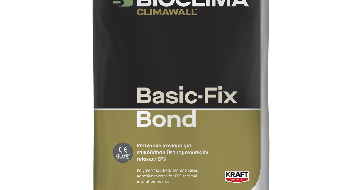 Basic-Fix Bond | Βioclima Συστήματα Εξωτερικής Θερμομόνωσης